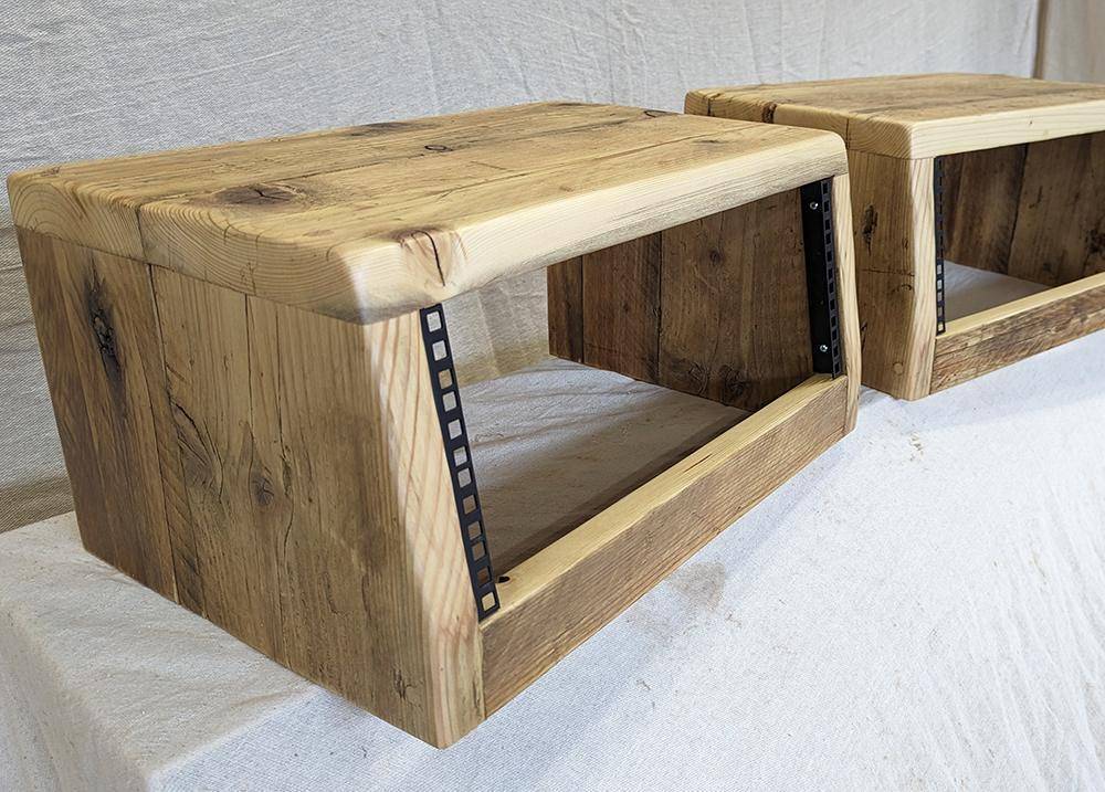 19" angled rack cabinets | Chunky Studio Furniture